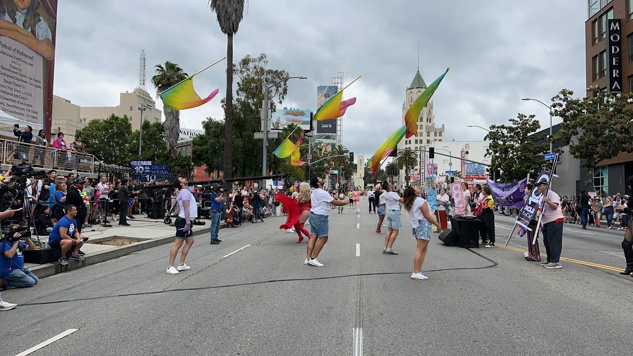 Pride Parade LA getting ready! | LGBT Hollywood is going live!