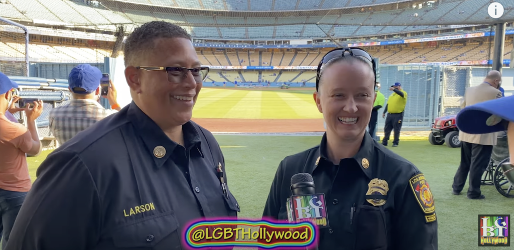 WATCH! LAFD Battalion Chief KRISTINE LARSON & Battalion Chief KADY ...